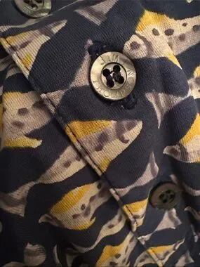 Jim Thompson | Shirts | Jim Thompson Fish Print Polo Shirt Mens Medium ...